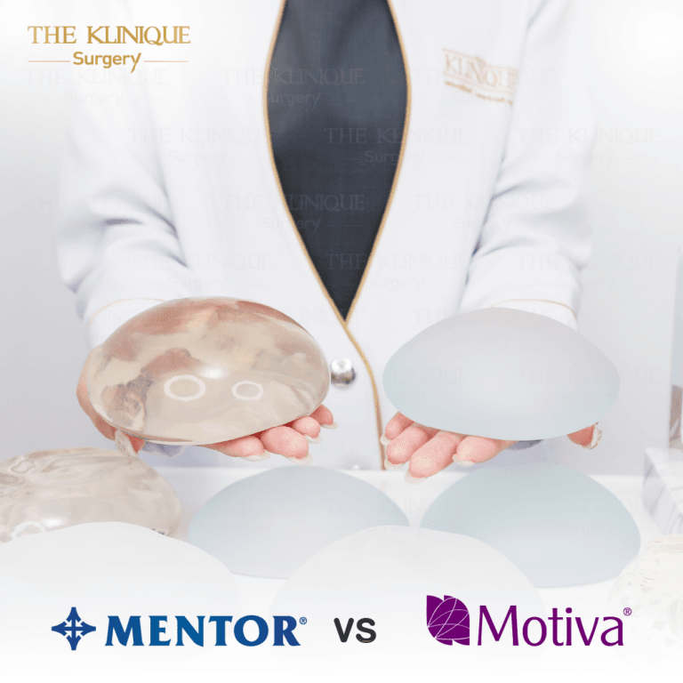 เสริมหน้าอก เลือกซิลิโคนแบบไหนดี Motiva หรือ Mentor - theklinique